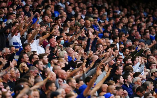 Masked Chelsea Fan Matthew Harding Stand Editorial Stock Photo - Stock ...