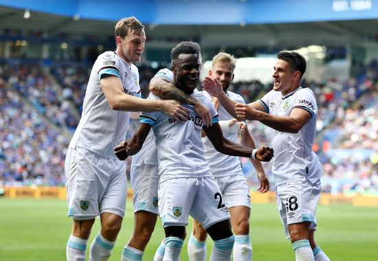 Maxwell Cornet Burnley Celebrates Scoring His Editorial Stock Photo ...