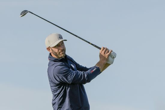 Team Usas Dustin Johnson Watches His Editorial Stock Photo - Stock ...