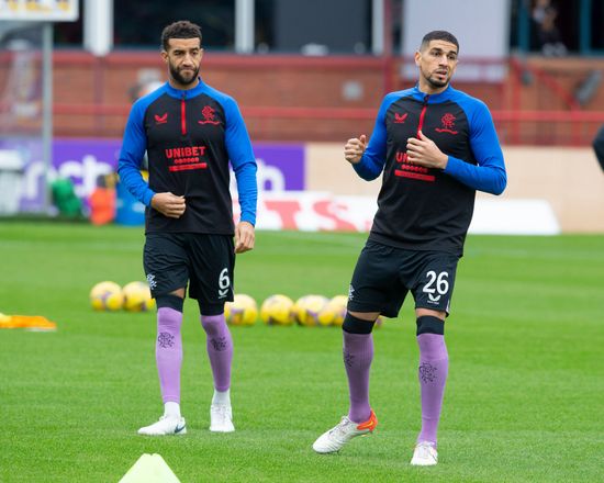 Connor Goldson Leon Balogun Rangers During Editorial Stock Photo ...
