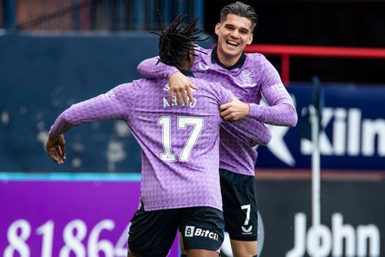 Joe Aribo Rangers Celebrates His Goal Editorial Stock Photo - Stock ...