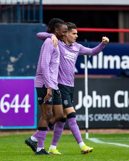 Joe Aribo Rangers Celebrates His Goal Editorial Stock Photo - Stock ...