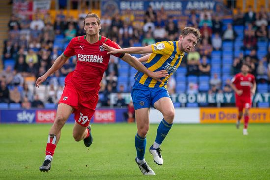 Afc Wimbledon Forward Aaron Pressley 19 Editorial Stock Photo - Stock ...