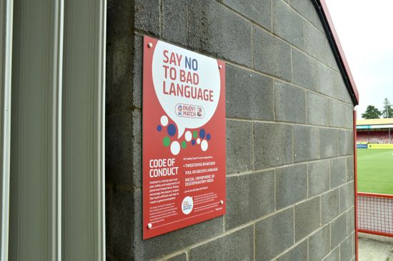 Say No Bad Language Signs During Editorial Stock Photo - Stock Image ...