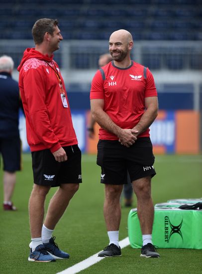Hugh Hogan Scarlets Defence Coach Richard Editorial Stock Photo - Stock ...