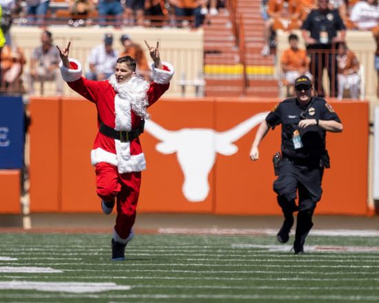 Fan Texas Longhorns Sa Santa Suit Editorial Stock Photo - Stock Image ...
