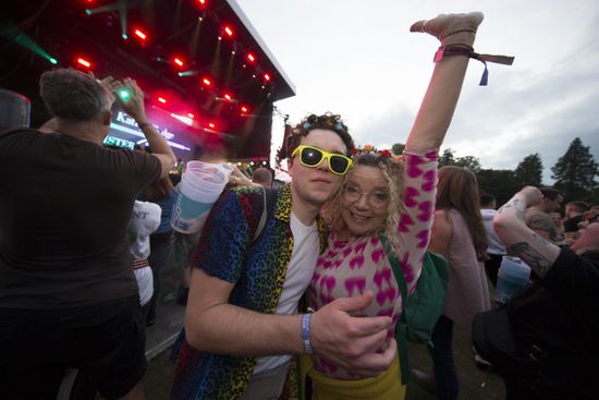 Sister Sledge Festivalgoers Harry Harker His Editorial Stock Photo ...