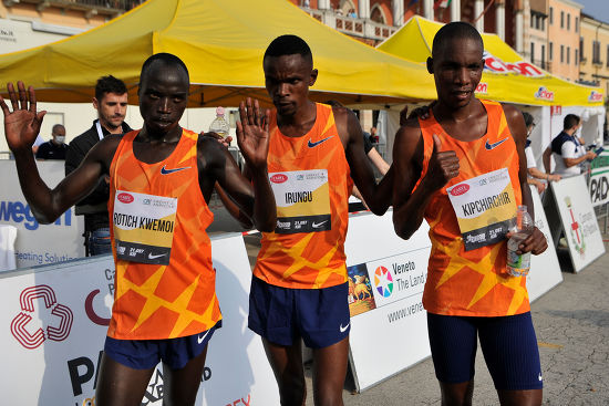 First Three Finishers Kipchirchir Irungu David Editorial Stock Photo ...