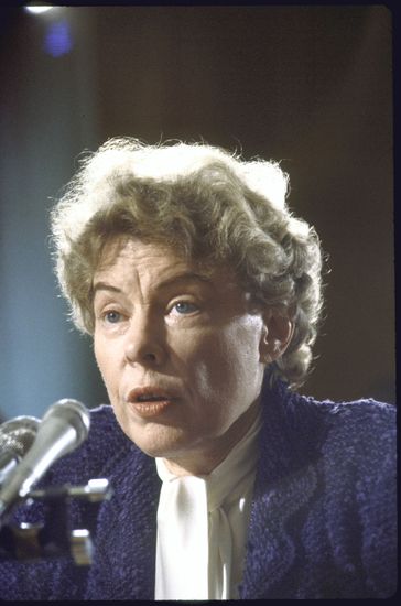 Jeane Kirkpatrick Us Ambassador Un Us Editorial Stock Photo - Stock ...