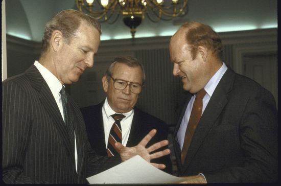 Treas Secretary James Baker Omb Director Editorial Stock Photo - Stock ...