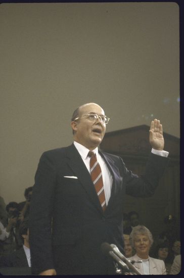 Adm John M Poindexter Former National Editorial Stock Photo - Stock ...