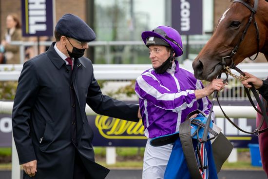 Trainer Aidan Obrien Talks Seamie Heffernan Editorial Stock Photo ...
