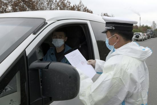 Police Officer Checks Drivers Pass Checking Editorial Stock Photo ...