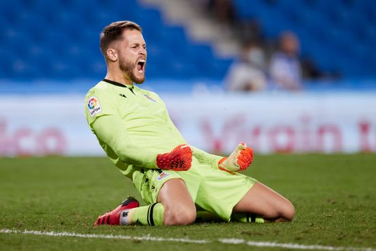 Alex Remiro Real Sociedad Reacts After Editorial Stock Photo - Stock ...
