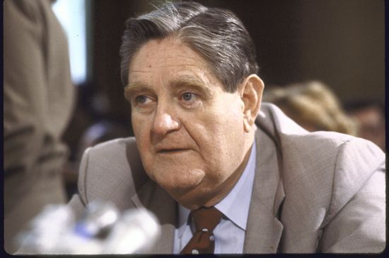 Senator Howell Heflin Judiciary Commitee Mark Editorial Stock Photo ...