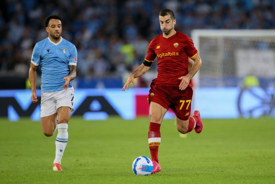 Henrikh Mkhitaryan Roma Action During Serie Editorial Stock Photo ...
