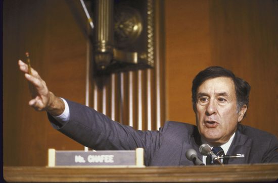 Sen John H Chafee Before Senate Editorial Stock Photo - Stock Image ...