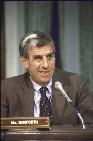 Sen John C Danforth Smiling He Editorial Stock Photo - Stock Image ...