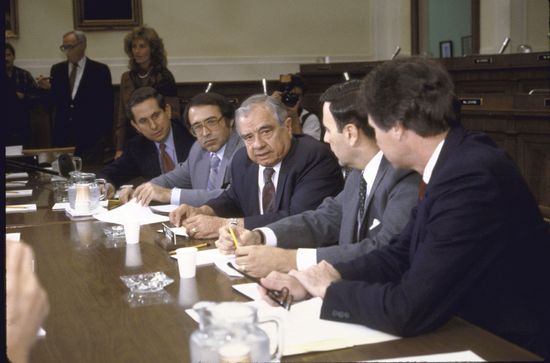 Reps Stephen J Solarz Howard E Editorial Stock Photo - Stock Image ...