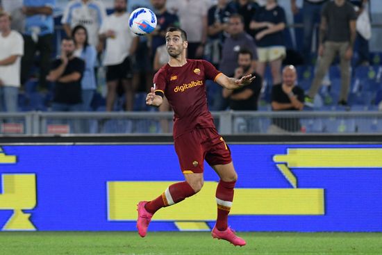 Henrikh Mkhitaryan Roma During Serie Match Editorial Stock Photo ...