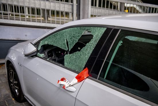 Smashed Car Window Smashed By Thieves Editorial Stock Photo - Stock ...