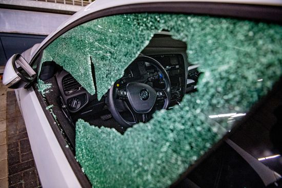 Smashed Car Window Smashed By Thieves Editorial Stock Photo - Stock ...