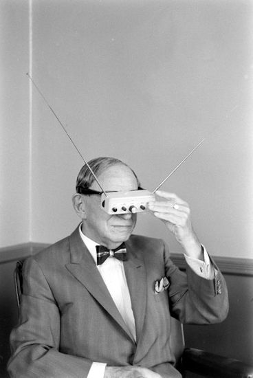 Tv Glasses Inventor Hugo Gernsback Editorial Stock Photo - Stock Image ...