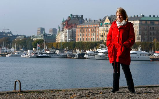 Portrait Actress Inger Nilsson Who Played Editorial Stock Photo - Stock ...
