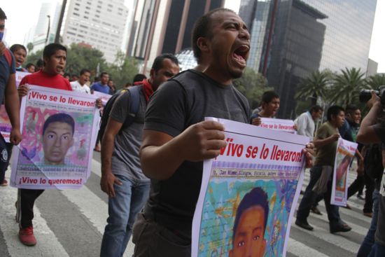 Persons Join Demonstration Reforma Avenue Support Editorial Stock Photo ...