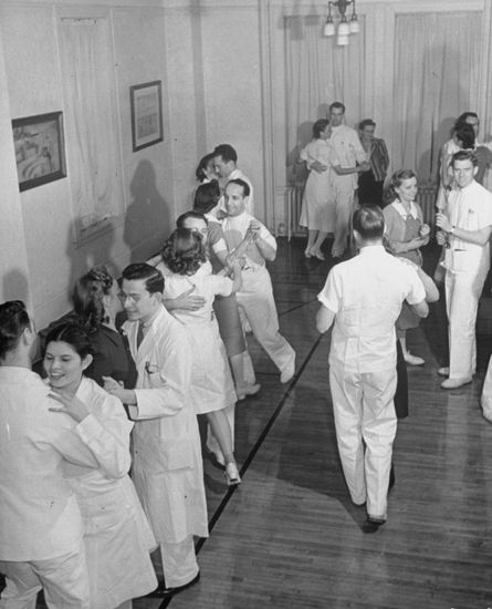 Interns Spend Evening Dancing Phonograph Student Editorial Stock Photo ...