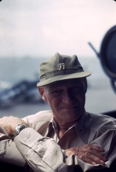 Admiral Marc Mitscher En Route Palau Editorial Stock Photo - Stock ...