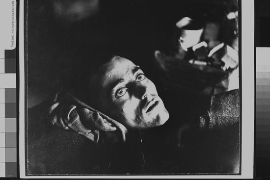 Close Haunting Stare Emaciated American War Editorial Stock Photo ...