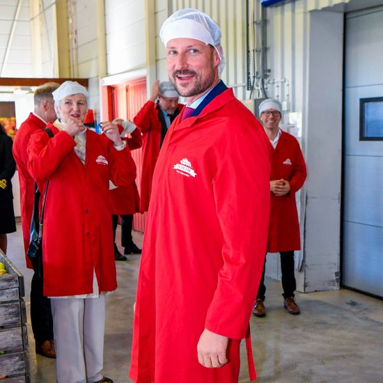 Crown Prince Haakon During Visit Askim Editorial Stock Photo - Stock ...