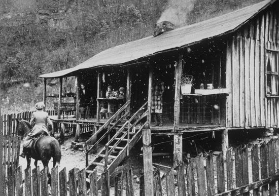 Frontier Nurse Rose Evans Arriving Hamblin Editorial Stock Photo ...