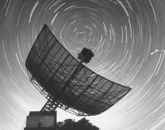Circling Stars Seen 90minute Time Exposure Editorial Stock Photo ...