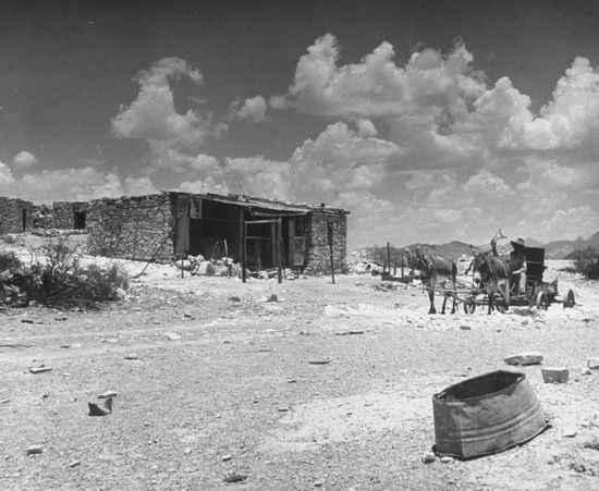 Deserted Quicksilver Mining Town Series Photographs Editorial Stock ...