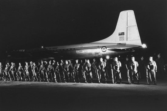 Canadian Un Troops Landing Cyprus Editorial Stock Photo - Stock Image ...