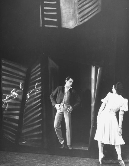 Hugh Laing Nora Kaye Scene Ballet Editorial Stock Photo - Stock Image ...