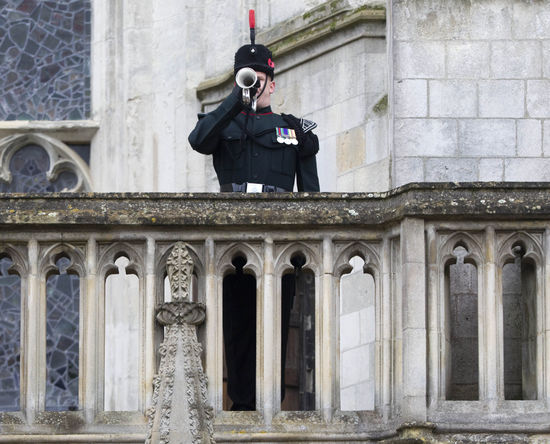 Bugler Rifles Plays Last Post On Editorial Stock Photo - Stock Image ...