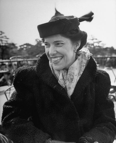Mrs Douglas Macarthur Attending Military Review Editorial Stock Photo ...