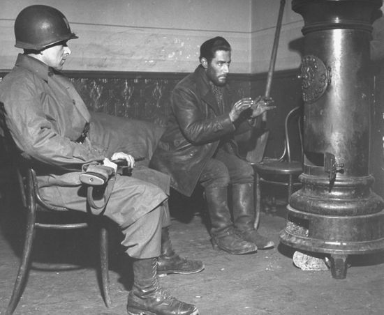 German Army Deserter Carl Haas Guarded Editorial Stock Photo - Stock ...