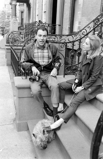 Actor Alan Arkin Resting Woman Dog Editorial Stock Photo - Stock Image ...