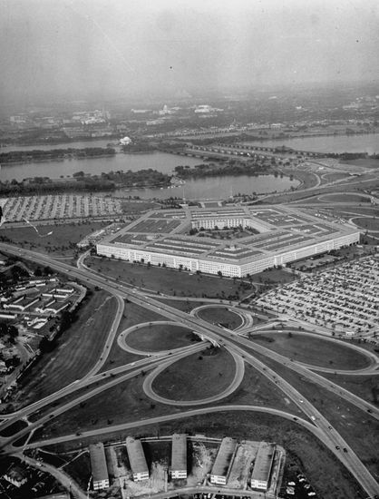 Aerial View Pentagon Editorial Stock Photo - Stock Image | Shutterstock