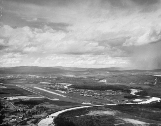 Aerial View Ladd Field Air Base Editorial Stock Photo - Stock Image ...
