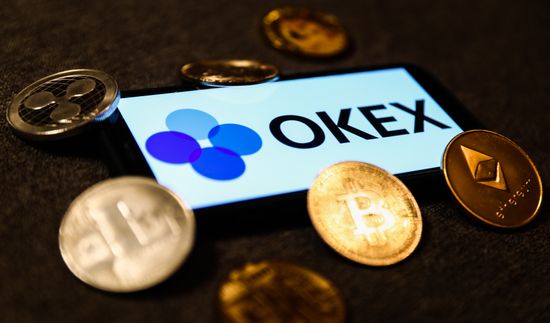 Okex Logo Displayed On Phone Screen Editorial Stock Photo - Stock Image ...