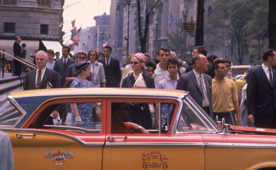 People Taxi Congest Crowded New York Editorial Stock Photo - Stock ...