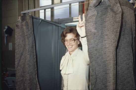 Congresswoman Elizabeth Holtzman Coming Out Voting Editorial Stock ...