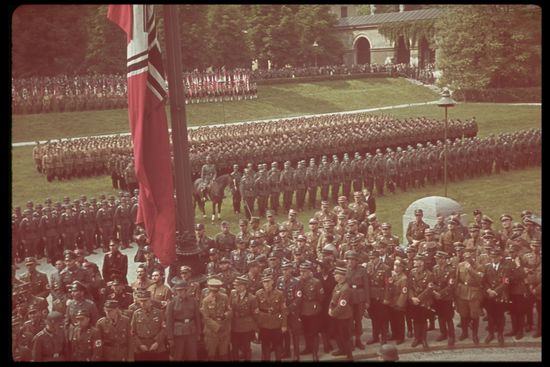 Funeral Nskk Leader Adolf Huhnlein Editorial Stock Photo - Stock Image ...