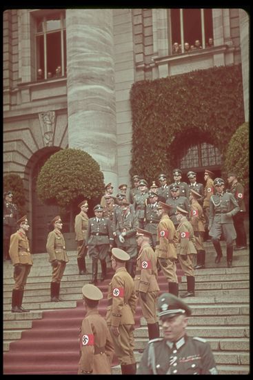 Funeral Nskk Leader Adolf Huhnlein Editorial Stock Photo - Stock Image ...