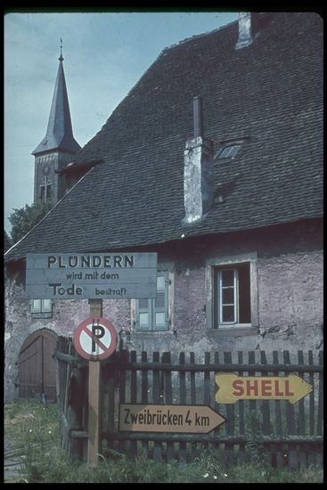 West Wall Fortifications Sign Warns Death Editorial Stock Photo - Stock ...